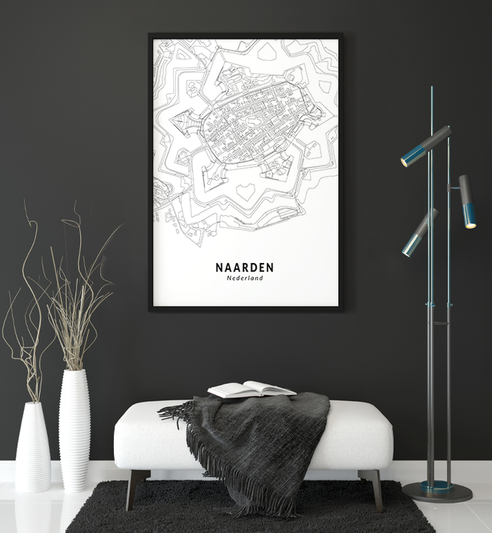 STREET MAP NAARDEN WANDDECORATIE – Thaleiadesign